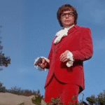 Mike Myers 1997 Movie Austin Powers Red Suit - XEBOI